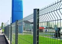 China 3d Triangle Bending Pvc Mesh Fencing Curved Iron For Highway for sale