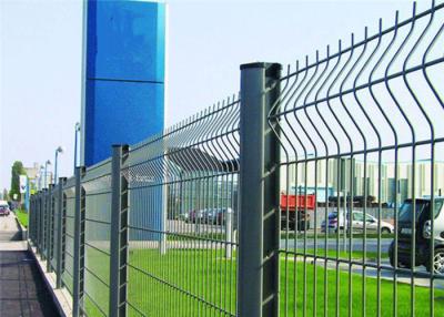 China 3d Triangle Bending Pvc Mesh Fencing Curved Iron For Highway for sale