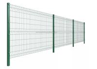 China Outdoor Decorative Metal 3mm Plastic Coated Wire Fencing 3d Bending Curved Panel for sale