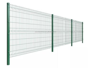 China Outdoor Decorative Metal 3mm Plastic Coated Wire Fencing 3d Bending Curved Panel for sale