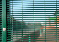 China Galvanized Steel Wall Substation Anti Climb Mesh Fence 358 Clear View for sale