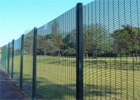 China Galvanized Steel Wall Substation Anti Climb Mesh Fence 358 Clear View for sale