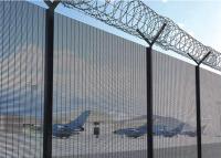 China Boundary Metal 3.5mm Anti Climb Mesh Fence Military Protection for sale