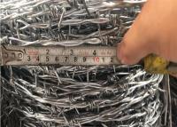 China # 12 14 16 Pvc Green Coated Barbed Wire Galvanized For Grassland Fence for sale