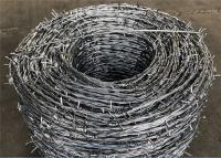 China 1320 Ft 12-1/2 Gauge Galvanized Barbed Wire 2 Point For Farmgard Decoration for sale