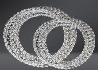 China Bto 22 Concertina Razor Barbed Wire Hot Dipped Galvanized Anti Climb for sale