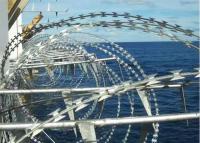China 900 Mm Dia Razor Barbed Wire Coil Thermal Bto-10 Concertina Galvanized for sale