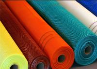 China High Strength Fiber Glass Wire Mesh Alkali Resistant Orange Color for sale