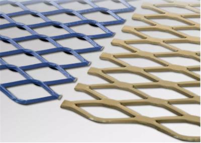 China 6mm Architectural Decorative Aluminium Diamond Mesh Sheet For Curtain Wall Covering for sale