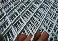China Ultra Fine Aluminum Expanded Metal Wire Mesh For Producing Electric Mosquito Swatter for sale