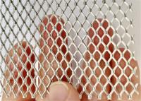 China Commercial Galvanized 8mm Expanded Metal Wire Mesh For Walkways Cabinet Inserts for sale