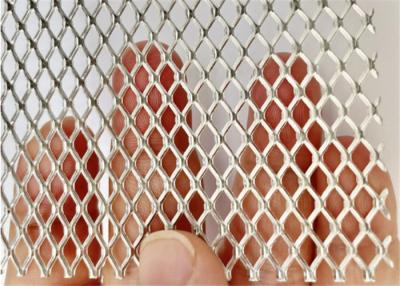 China Commercial Galvanized 8mm Expanded Metal Wire Mesh For Walkways Cabinet Inserts for sale