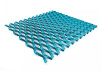 China 0.3mm Pvdf Coating Aluminium Expanded Metal Mesh For Building Cladding Facade for sale