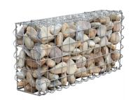 China Decorative 100x80x30cm Welded Gabion Mesh Stone Filled For Building Garden Fence for sale