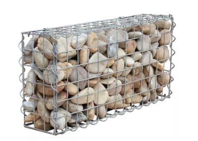 China Decorative 100x80x30cm Welded Gabion Mesh Stone Filled For Building Garden Fence for sale