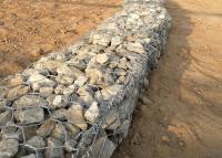 China Underwater Seawall Protecting Gabion Mesh Baskets Zinc Coated Q195 Wire for sale