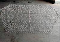 China 4m X 2m X 0.3m Gabion Stone Cage Hot Dipped Galvanized Iron Steel for sale