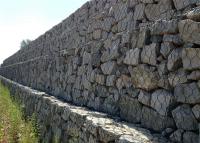China Standard Size 2m X 1m X 1m Galvanized Gabion Basket Hexagonal Mesh for sale