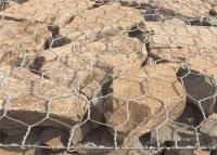 China 4m X 2m X 0.3m Gabion Stone Cage Hot Dipped Galvanized Iron Steel for sale