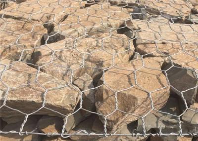 China 4m X 2m X 0.3m Gabion Stone Cage Hot Dipped Galvanized Iron Steel for sale