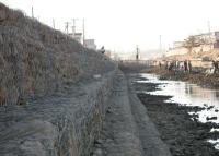 China 3.7mm Wire Diameter Pvc Coated Galvanized Gabion Box Water And Soil Protection for sale