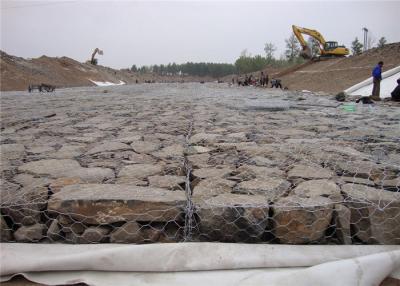 China Hot Dip 4.0mm Galvanized Gabion Box Hexagonal Woven Mesh Retaining Wall for sale