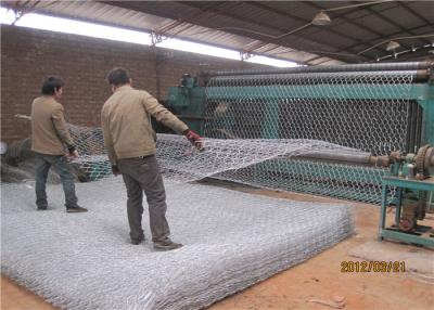 China Galfan Zn Al Coated Hexagonal Wire Mesh Gabion 100x100x100mm Galvanized for sale