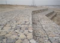 China 2m Long Galfan Pvc Coating Galvanized Gabion Box For Canal Construction for sale