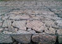China 270g/M2 Zinc Coated Box Gabion Flood Control Stone Filled 3m X 1m X 0.5m for sale