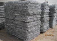 China 4x1x1m Galvanized Gabion Box Anti Corrosion Hexagonal Woven Mesh for sale