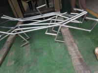 China 2.1x2.4m HDG Temporary Construction Fence Panel 60x150mm Removable Mesh for sale