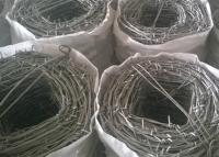 China 12x12 3.2mm Hot Dipped Galvanized Wire Silver 14x14 Barbed Wire for sale