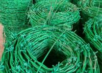 China 13x14 15x15 Galvanized Barbed Wire Anti Alkali Iron Wire for sale