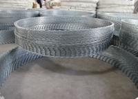 China 2.5mm SS430 Stainless Steel Razor Wire HBGB Anti Corrosion Ribbon Fence for sale