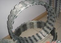 China 900 Mm Dia Razor Barbed Wire Coil Thermal Bto-10 Concertina Galvanized for sale
