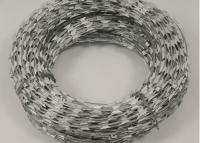 China 50cm Cross Razor Barbed Wire Military Security Hot Dipped Galvanized for sale
