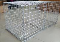 China 2x1x1m Welded Gabion Mesh Metal Cage Stone Walls for sale
