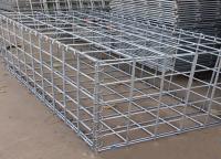 China HBGB 6mm Dia ISO 9001 Gabion Stone Wall Fence Metal Cage Filled With Rocks for sale