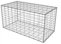 China 1.5 Cube Galvanised Galfan Stone Wall Metal Cage GB 001 75x75mm for sale