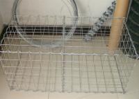 China 2 X 1 X 1 M Welded Gabion Mesh Retaining Wall 4mm Znal Iron Wire for sale