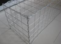 China PVC Coated Wire Fence Rock Walls Anti Corrosion Galfan Gabion Baskets for sale
