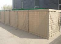 China Portable  Flood Hesco Sand Barrier 5mm Stone Filled Wire Cages for sale