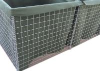 China HBGB 350g/Sqm Heavy Geotextile Welded Gabion Mesh Noise Barrier Wall for sale