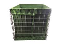 China 3 Inch Q195 Welded Gabion Mesh Geotextile Cloth Stone Filled Fence Blast Wall for sale