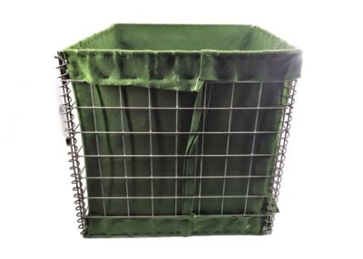 China 3 Inch Q195 Welded Gabion Mesh Geotextile Cloth Stone Filled Fence Blast Wall for sale