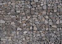 China Triple Twist Stone Filled Woven Wire Gabion Baskets 2x1x1m 245g/M2 Zinc Coating for sale