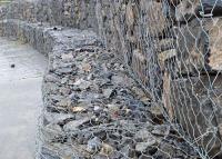 China 2.7mm Galfan Woven Hexagonal Gabion Mesh Basket 8x10cm Aperture for sale