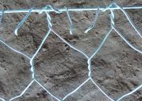 China 2.7mm Galfan Woven Hexagonal Gabion Mesh Basket 8x10cm Aperture for sale