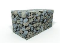 China Pvc Coating Gabion Mesh Baskets 3.7mm Wire Riverbank Treatment for sale
