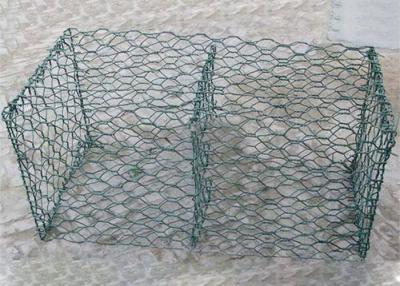 China Hexagonal Woven Pvc Coated Gabion Stone Cage 2×1×1m for sale